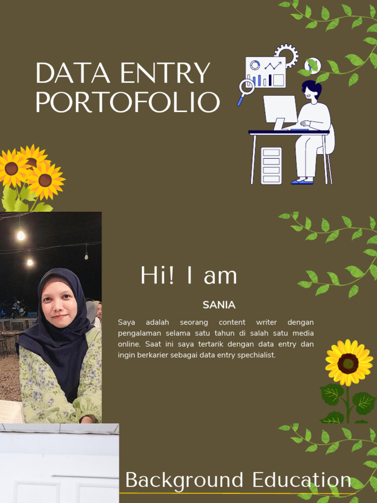 Portofolio Data Entry Specialist | PDF | Seni | Komputer