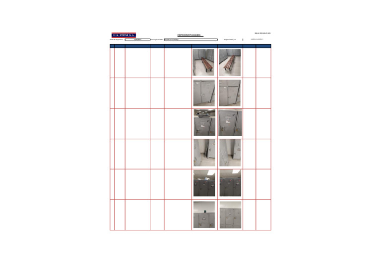 Formato de Inspeccion Usitemsa GGV 100821 | PDF