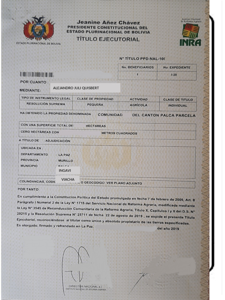 Titulo de Propiedad | PDF