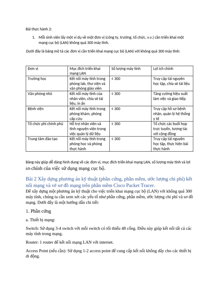 Bài TH C Hành 2 | PDF