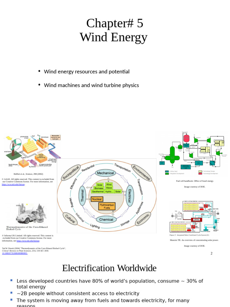 Chap5 Wind Energy | PDF | Wind Power | Renewable Energy