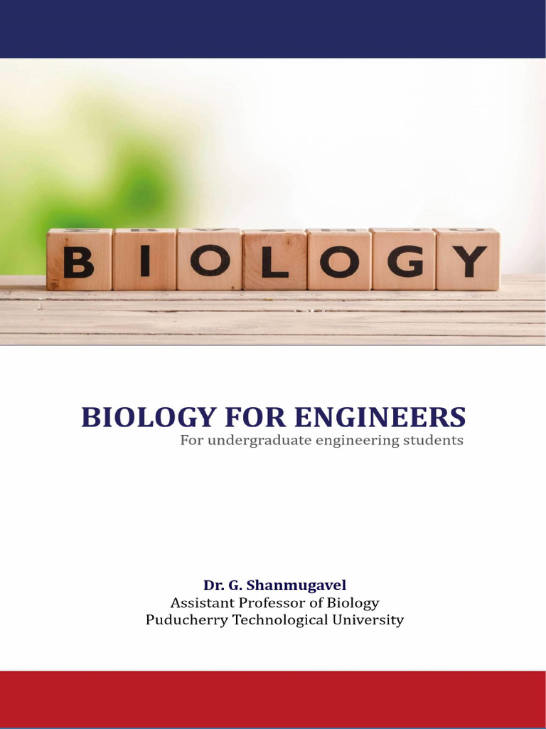 Biology For Engineers - BTech Students | PDF | Cell (Biology) | Chloroplast