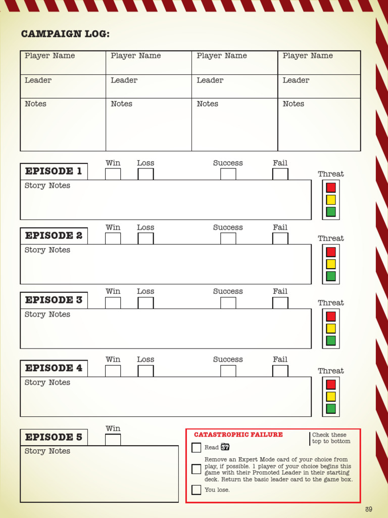 GI Joe - Raise The Flagg - DBG - SKU9 - Campaign Log | PDF