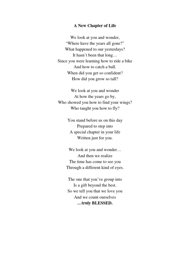 New Chapter Life | PDF