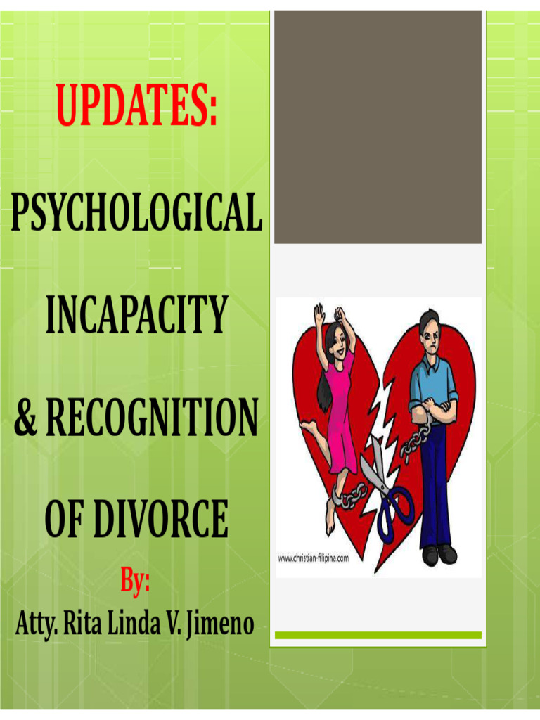Void Marriages & Psychological Incapacity | PDF | Annulment | Marriage