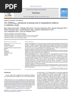 STRONGkids Nutritional Risk Assessment | PDF | Determinants Of Health ...