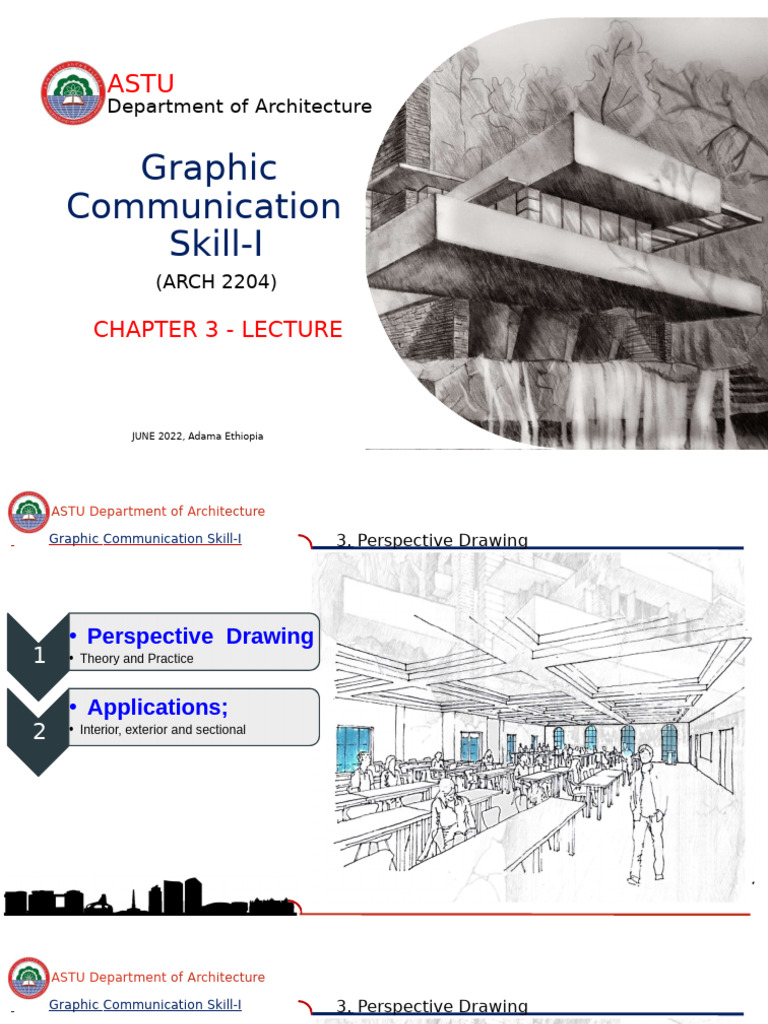 Chapter-3 Perspective Drawing | PDF | Perspective (Graphical) | Line (Geometry)
