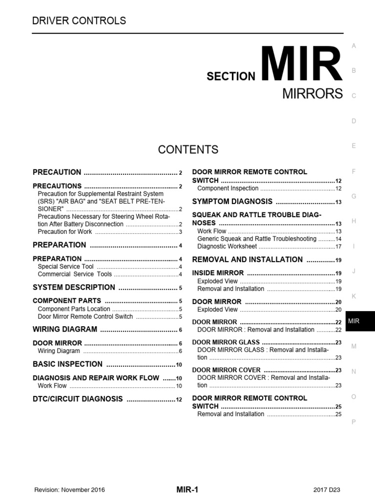 MIR | PDF | Airbag | Vehicle Technology