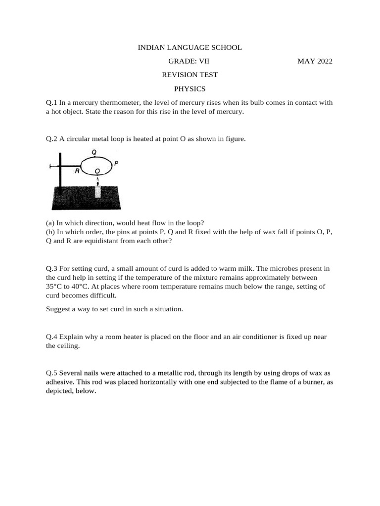 Heat Transfer in Metal Loops and Rods | PDF