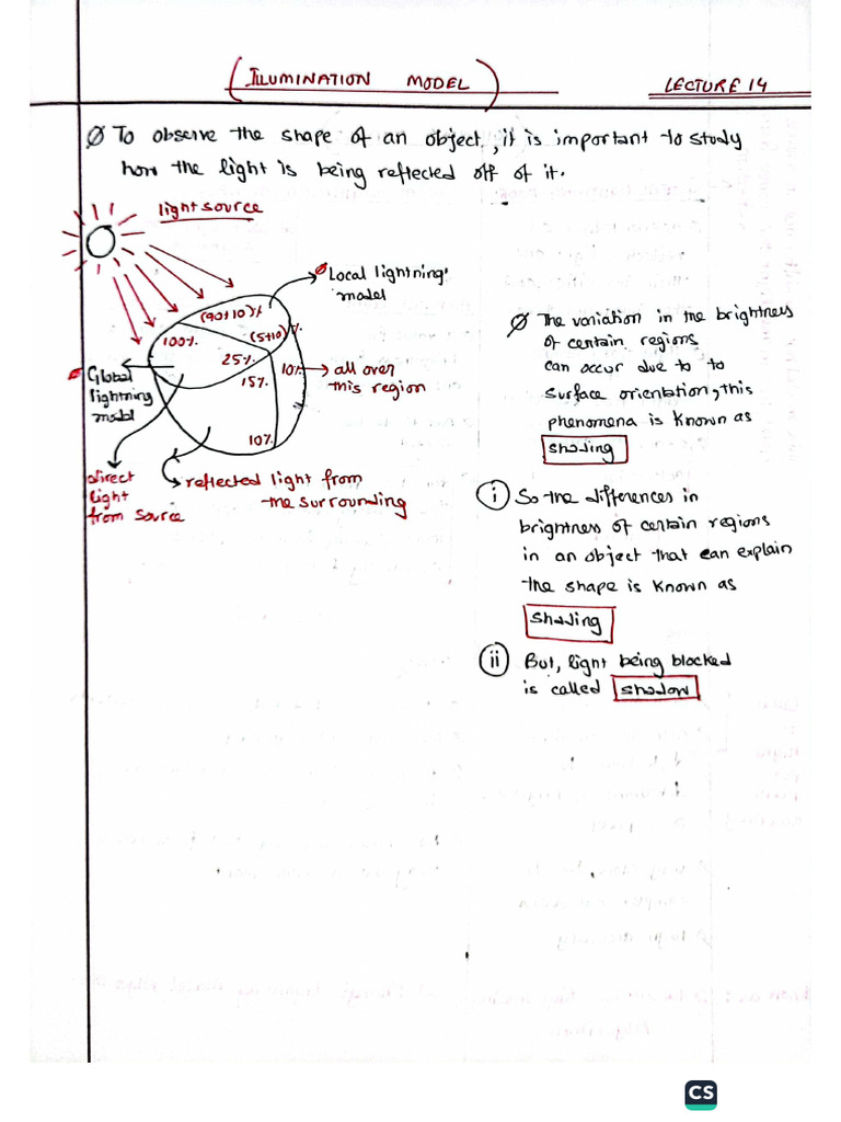 Lecture13 CSE423 | PDF