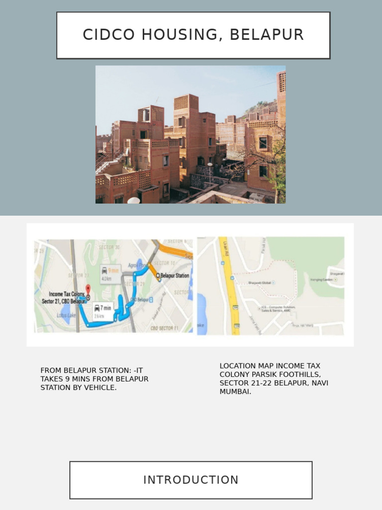 CIDCO Housing Development Overview | PDF | Business | Home & Garden