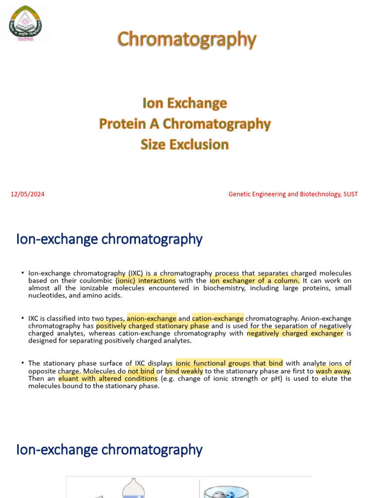 Ion Ex | PDF | Chromatography | High Performance Liquid Chromatography
