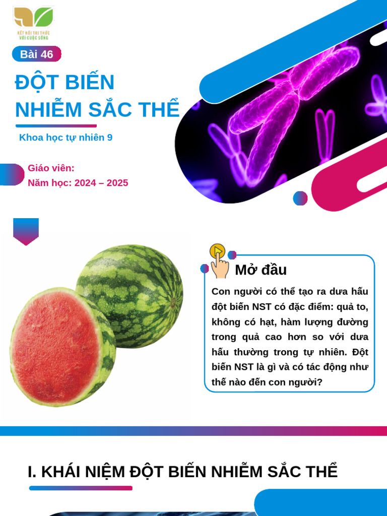 KHTH.46 Đột Biến Nhiễm Sắc Thể | PDF