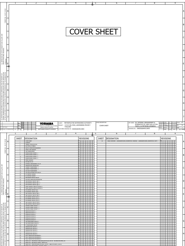Trafo-2 & Metering (E03 & E04) - Schematics | PDF | Transformer ...