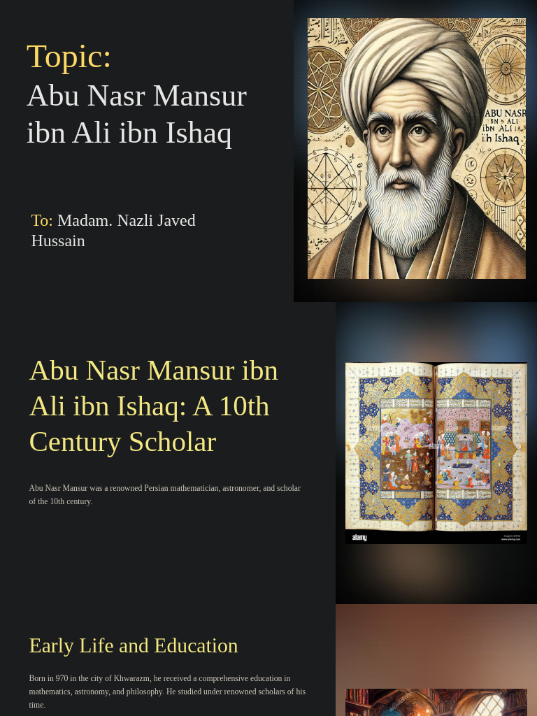 Islamic Presentation | PDF | Islamic Philosophy | Science