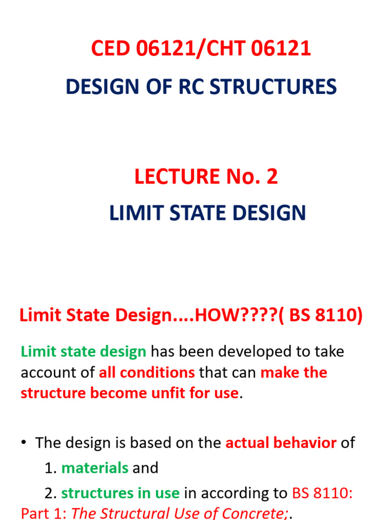 2.1 Limit State Design | PDF | Strength Of Materials | Solid Mechanics