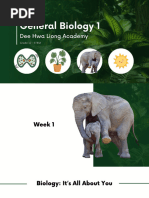 Biology Class 9 Notes - Chapter 1 | PDF