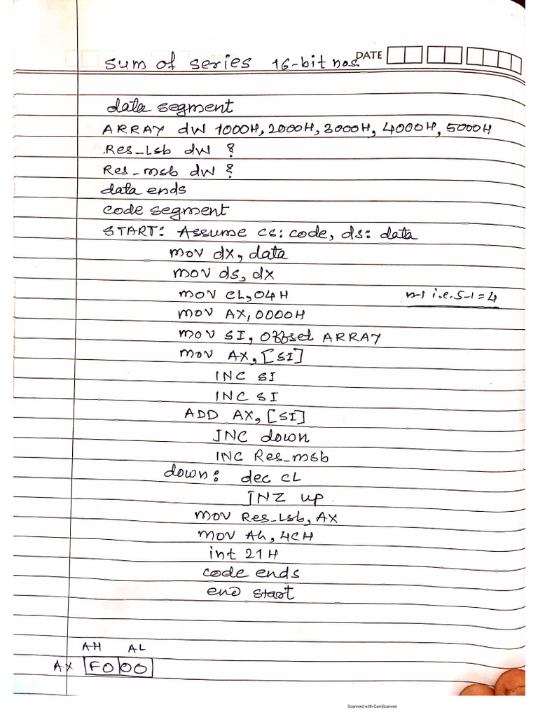 MIC Unit 4 Programs | PDF