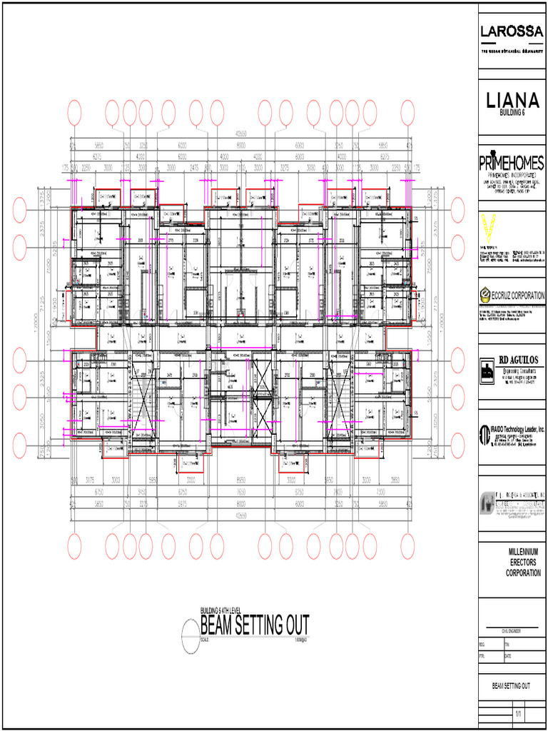 Liana 4th Level Beam Setting Out-Layout1 | PDF