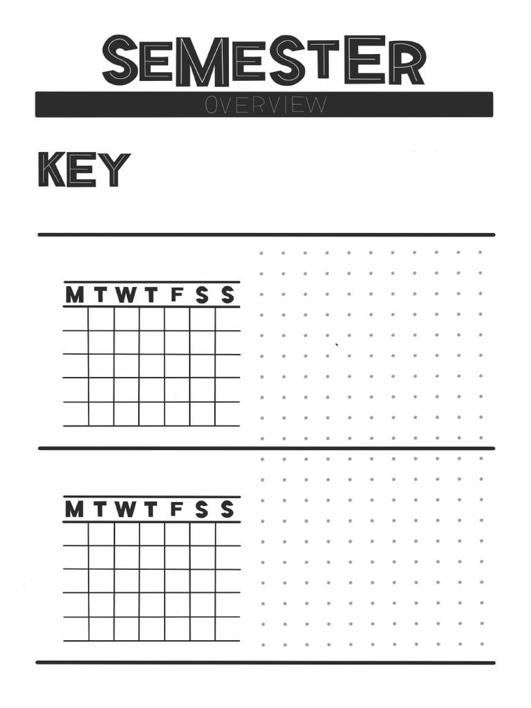 Semester Overview | PDF