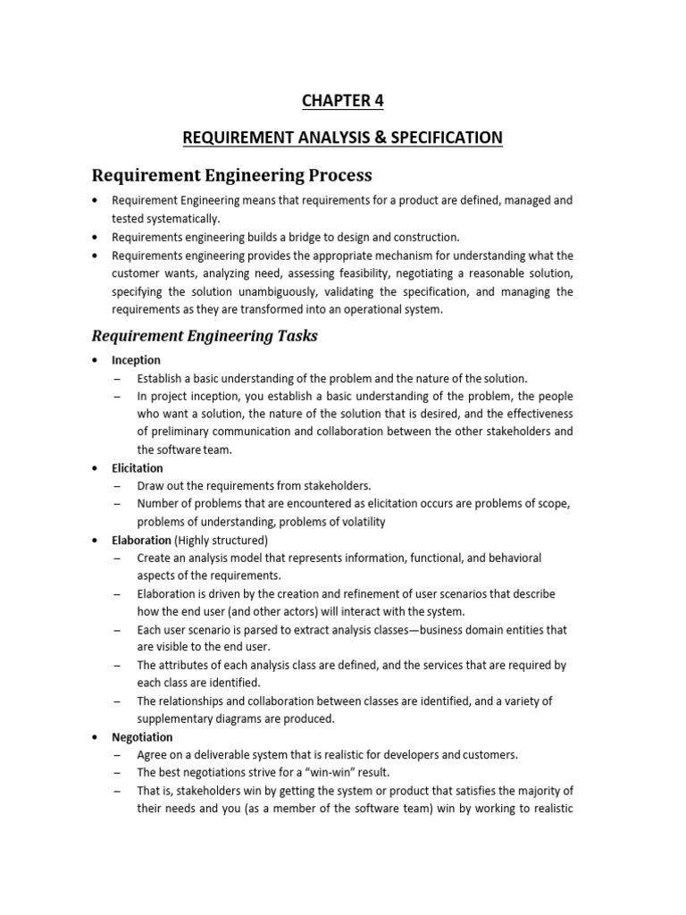 Requirement Analysis & Specification | PDF | Specification (Technical Standard) | System