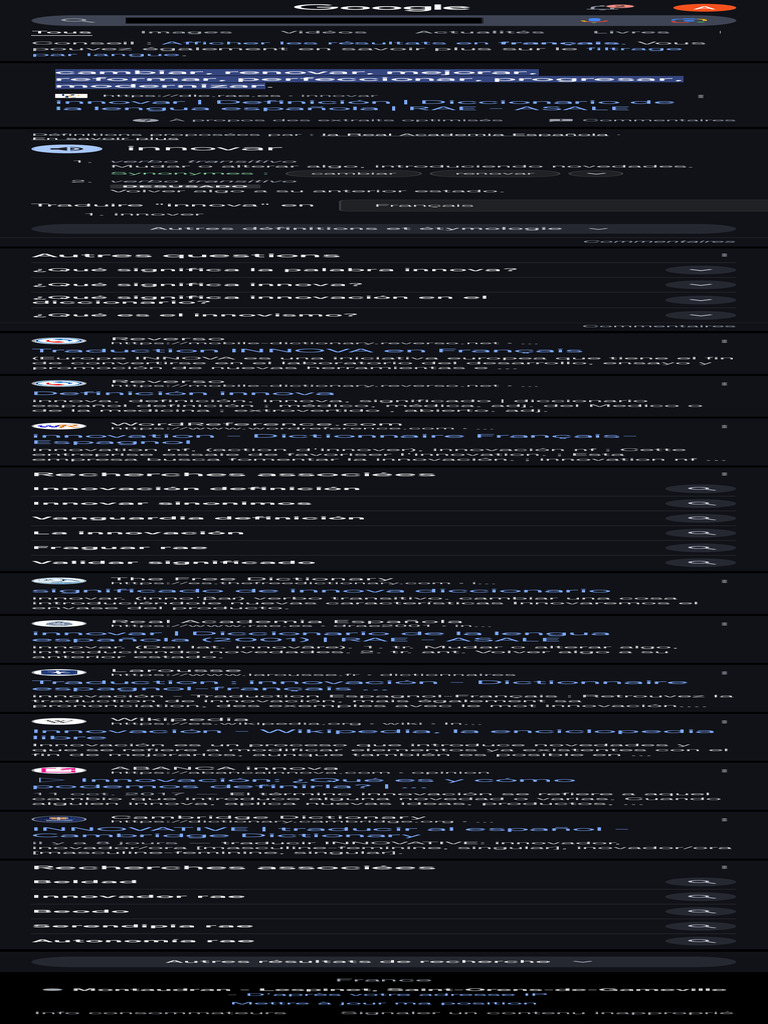 Innova Definition Español - Recherche Google | PDF | Lingüística