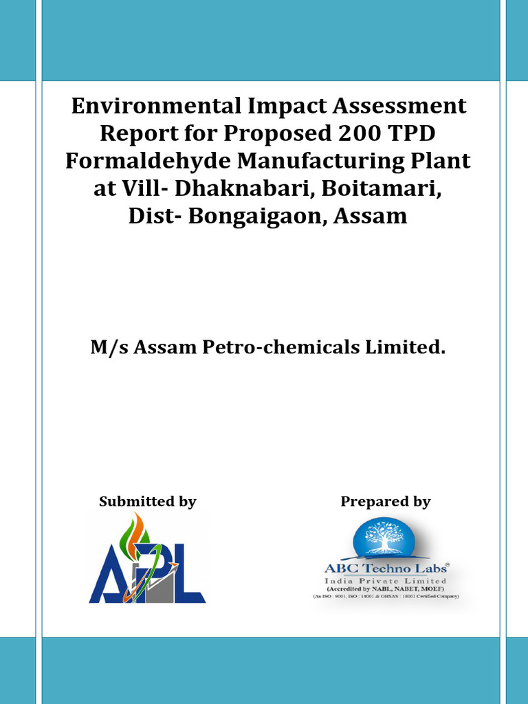 Draft EIA Report For Public Hearing | PDF | Risk Management | Risk