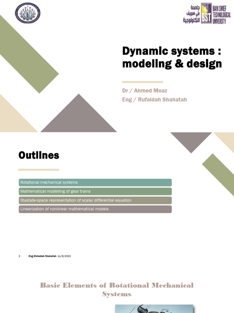 Dynamic Systems Lab2 | PDF | Nonlinear System | Torque