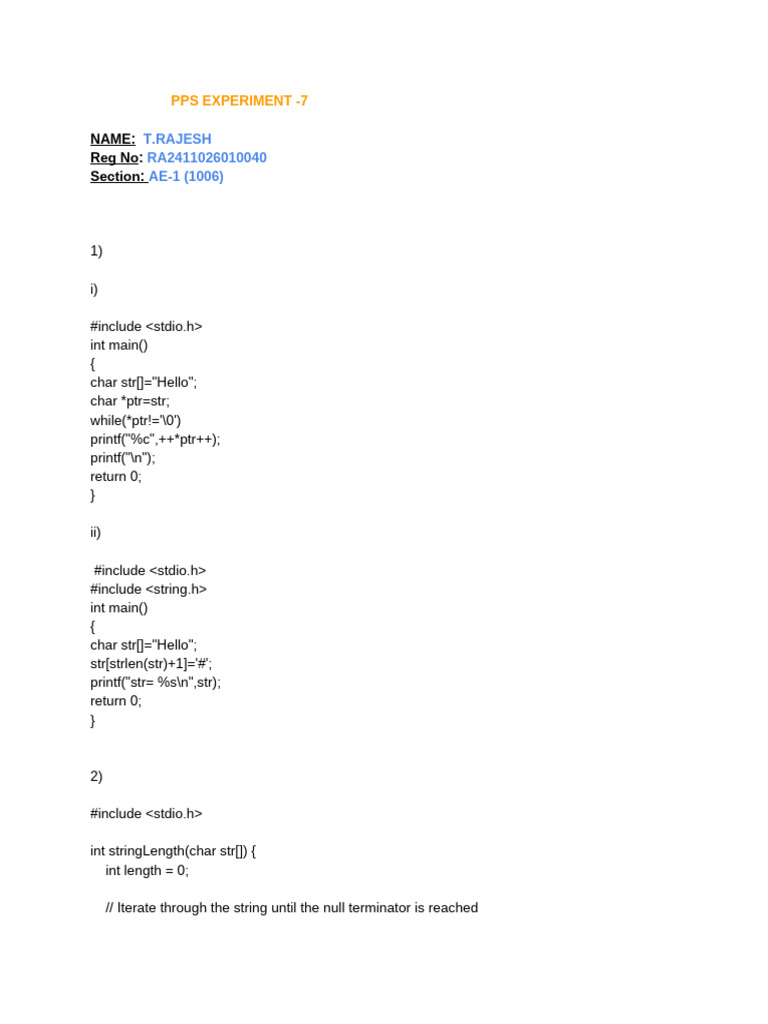Pps Experiment -7 | PDF | Computer Libraries | Software Development