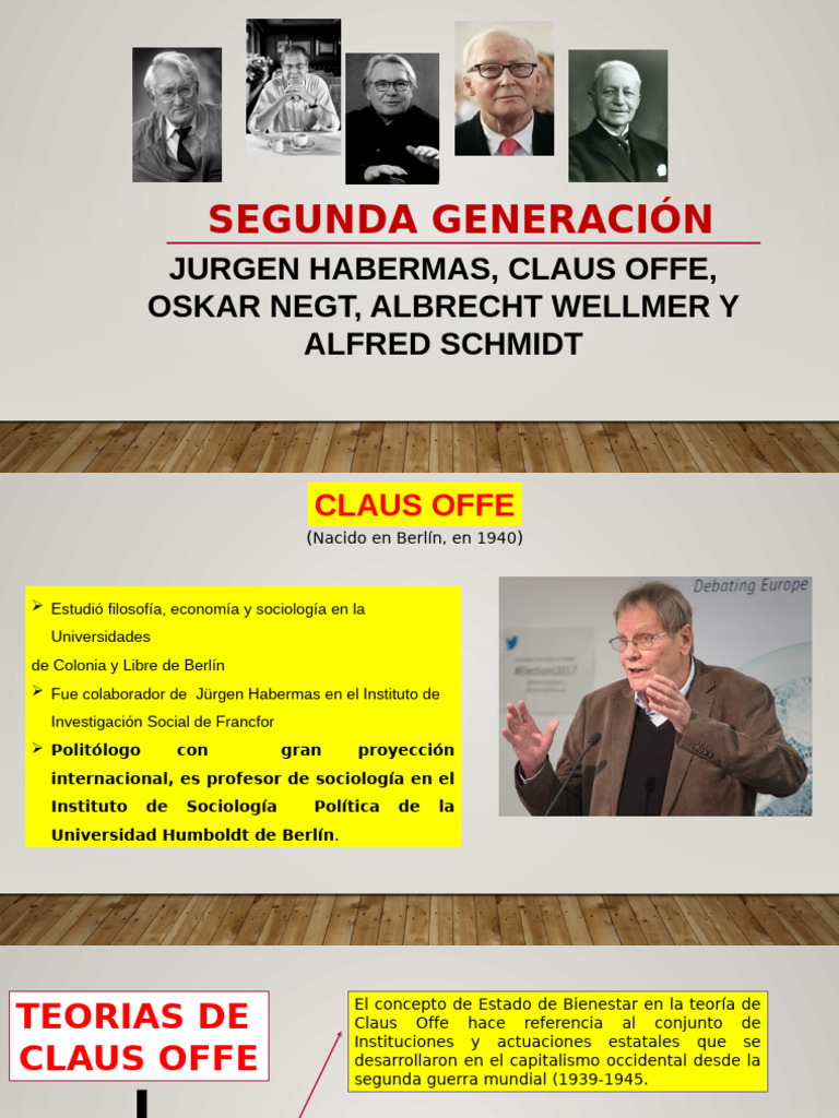 Teorías de Claus Offe y Oskar Negt | PDF | Sociología | Capitalismo