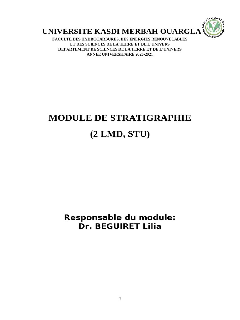 Fondements et principes de stratigraphie | PDF | Stratigraphie | Géologie