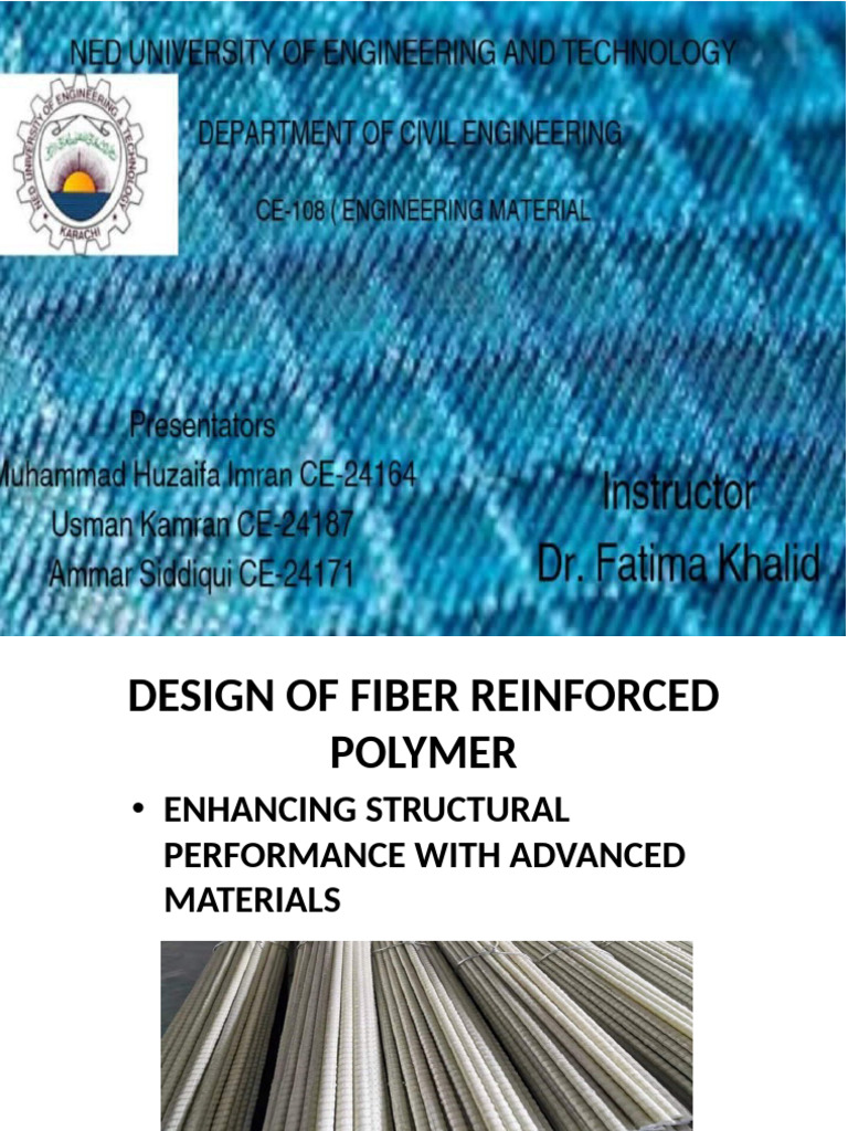 Engineering Materials (Repaired) | PDF | Fibre Reinforced Plastic | Fibers