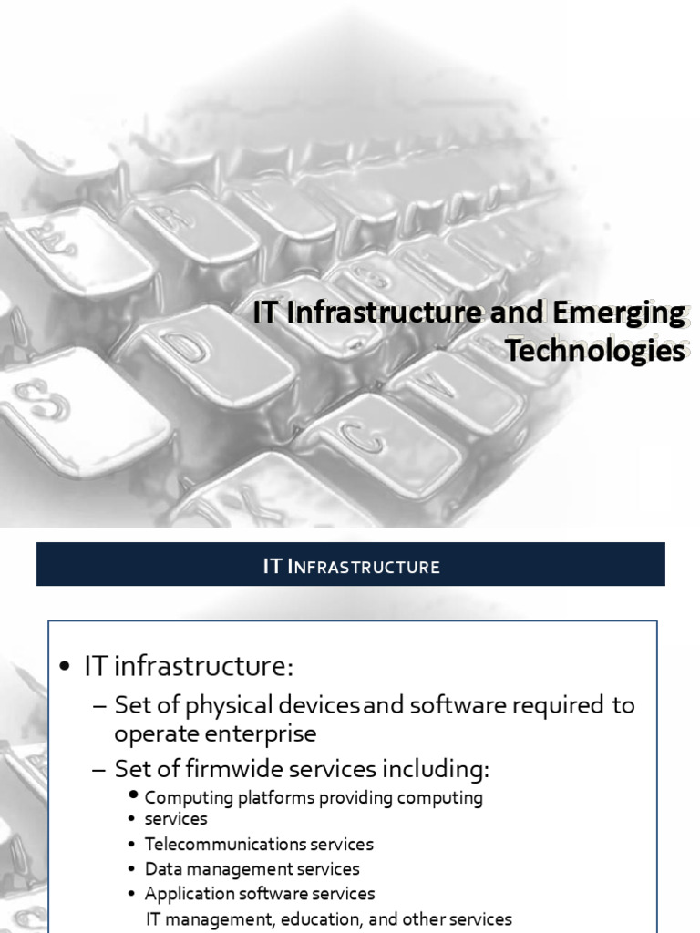 IT Infrastructure and Emerging | PDF | Cloud Computing | World Wide Web