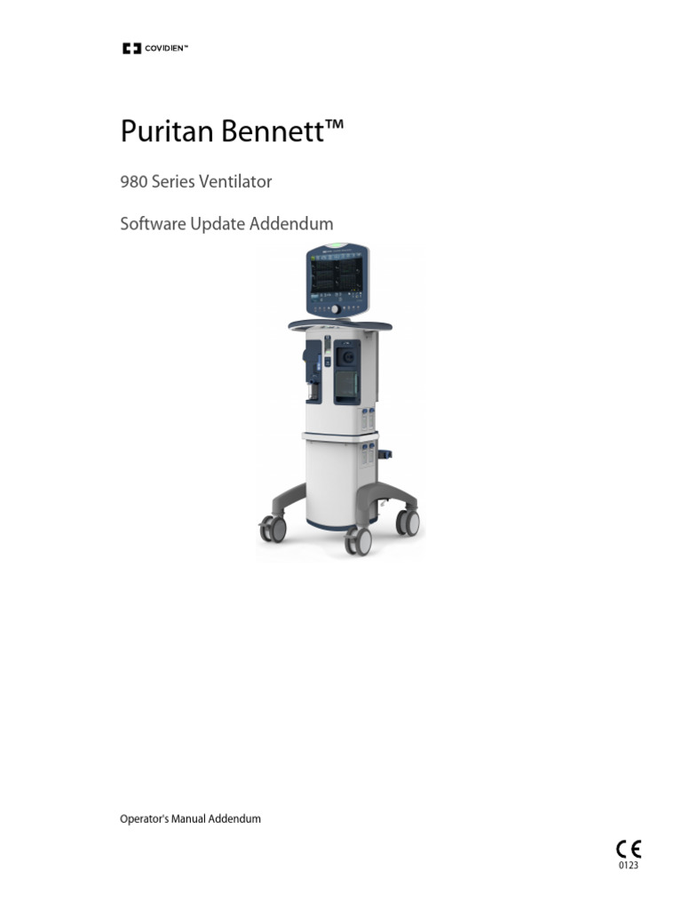 PB980 R7.0 SWUpdate Addendum EN PT00119947A00 | PDF | Pulmonology