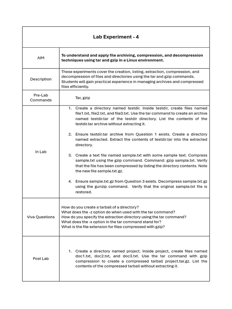 Lab 4 Solutions | PDF | Computing | Data Compression