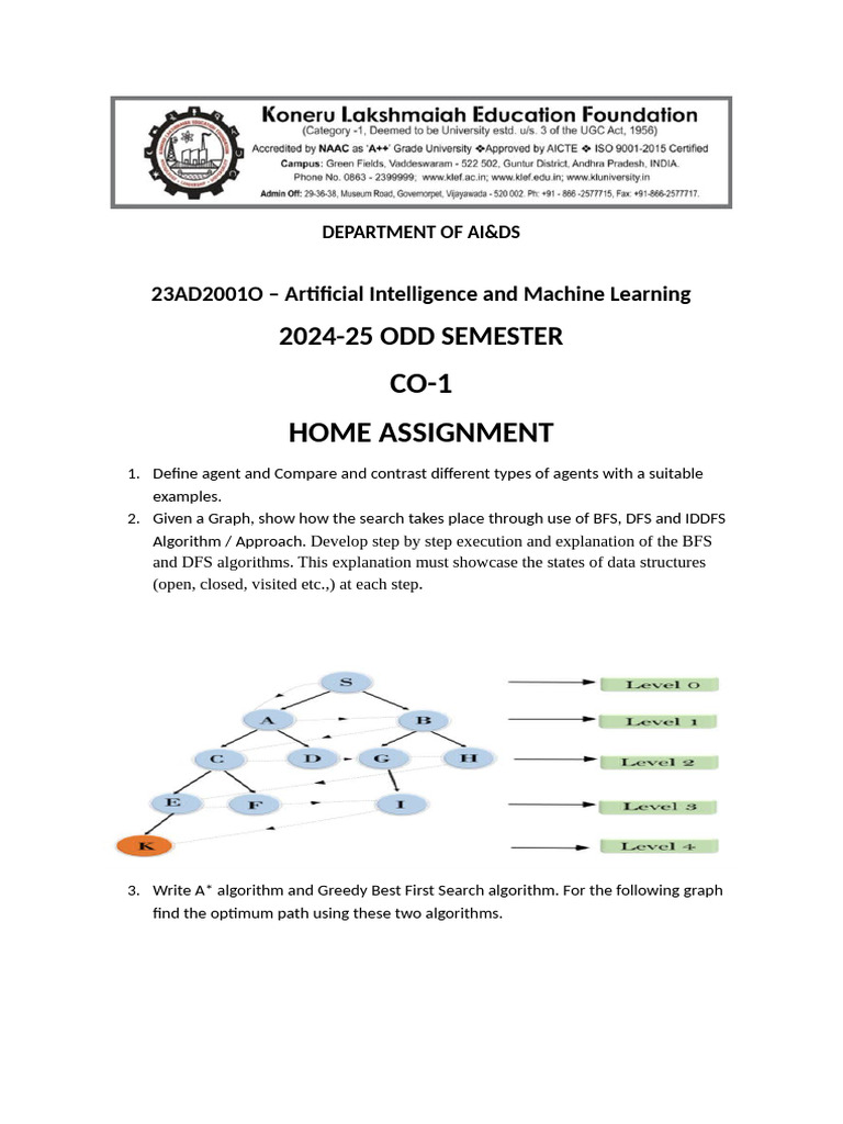 23ad2001o HOME ASSIGNMENT CO-1 | PDF