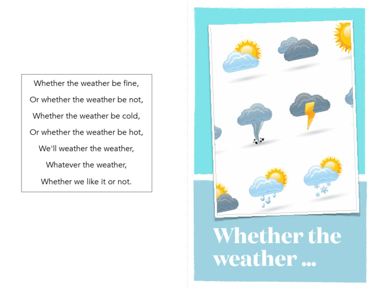 Weather Resilience Poem | PDF