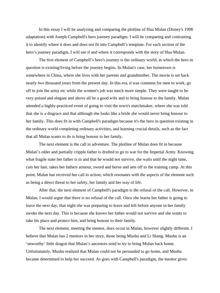 Analyzing A Hero Story | PDF