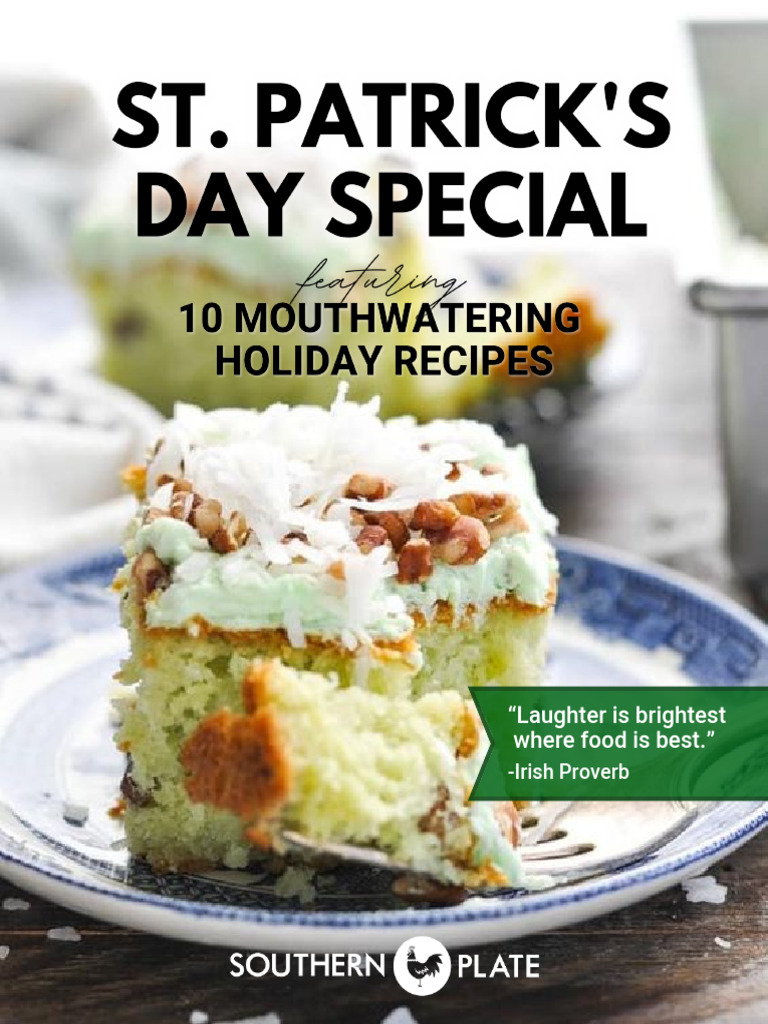 St. Patricks Day Recipe Book Southern Plate - Edited Final SR | PDF ...