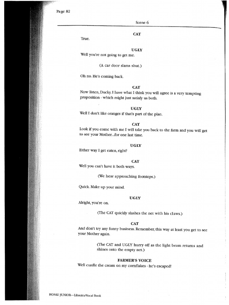 Honk Script Part II | PDF