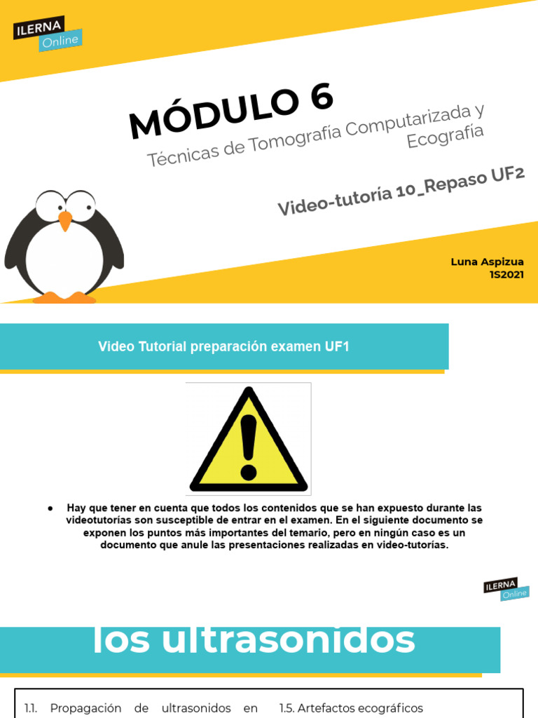 VT10 - Repaso UF2 | PDF | Ultrasonido | Ultrasonido médico