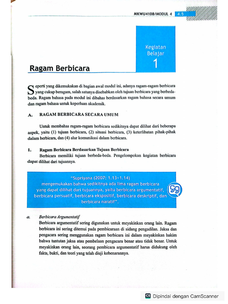 Ragam Berbicara | PDF