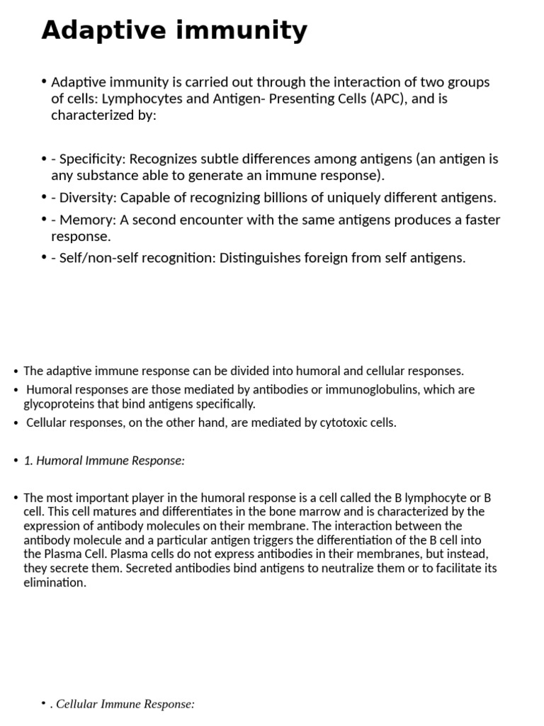 Understanding Adaptive Immunity | PDF | Immune System | Antigen