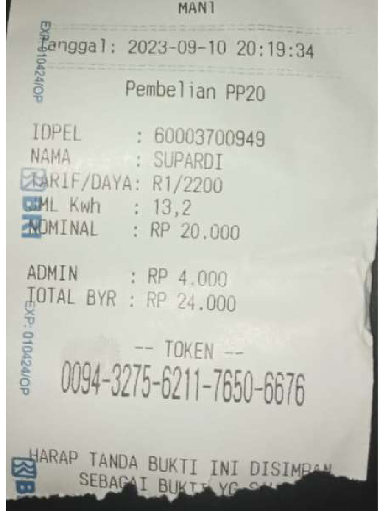 Rek Listrik Erni | PDF