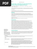 Code Blue Simulation Guide | PDF | Cardiopulmonary Resuscitation | Therapy