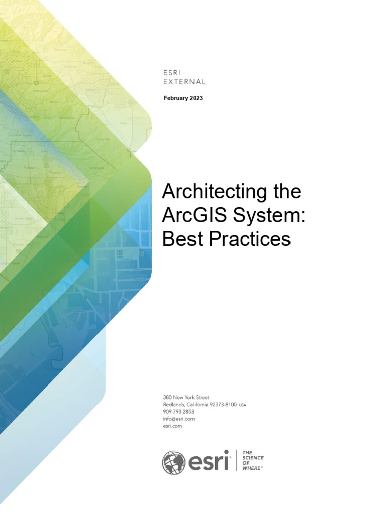 Architecting The Arcgis | PDF | Arc Gis | Esri