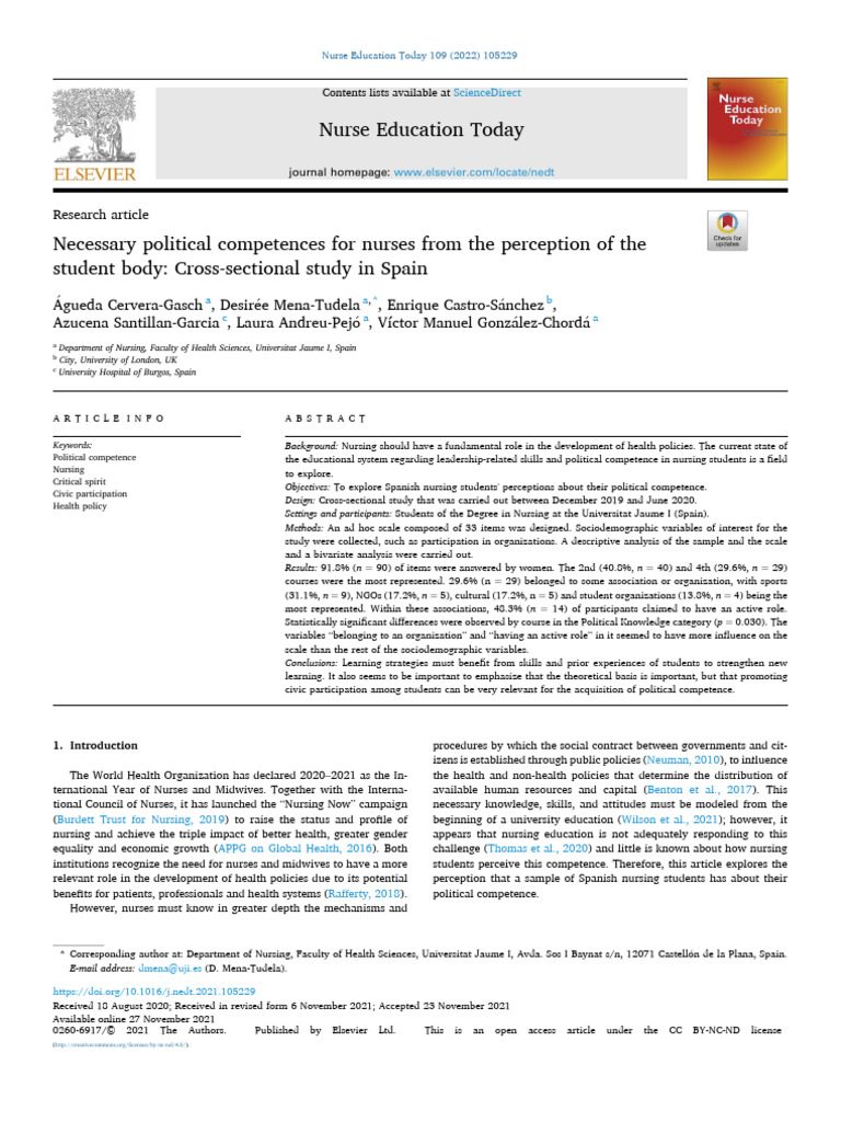 cross sectional study | PDF | Nursing | Statistics