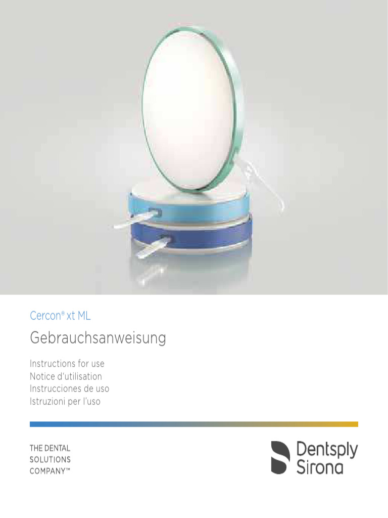 LAB IFU Cercon XT ML EN DE ES FR IT 50537620 2020 11 | PDF | Zirconium ...