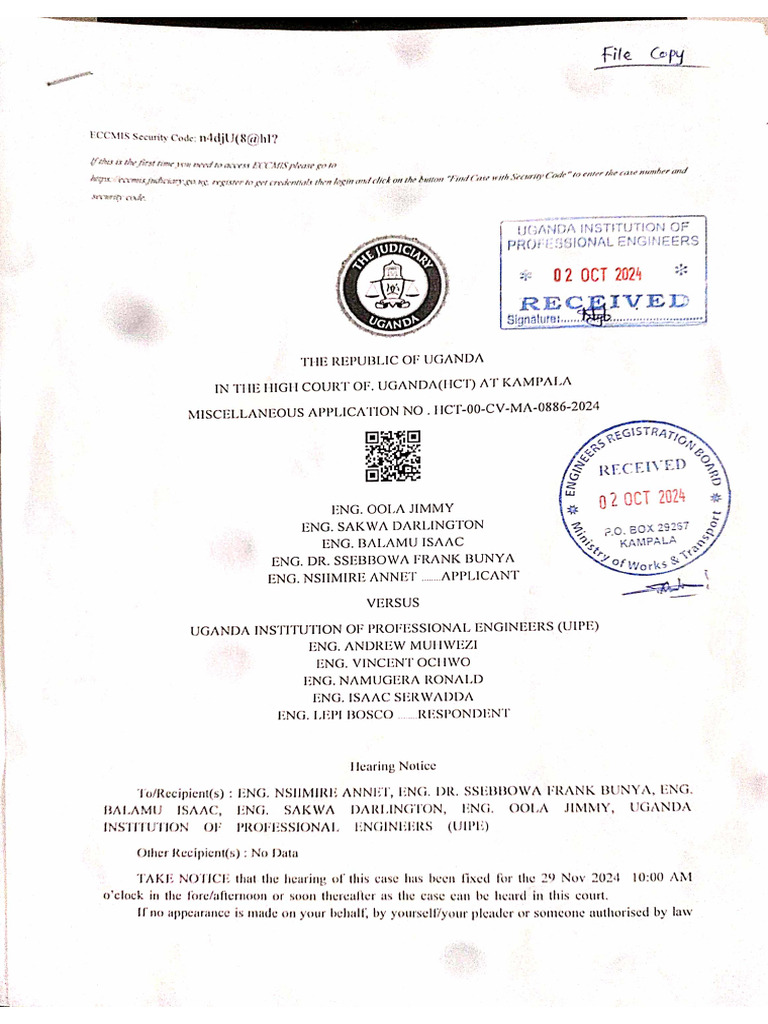 Proof of Service | PDF