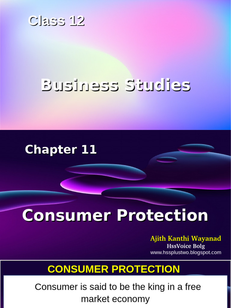 Chapter 11 Consumer Protection - 2.0 | PDF | Consumer Protection | Business